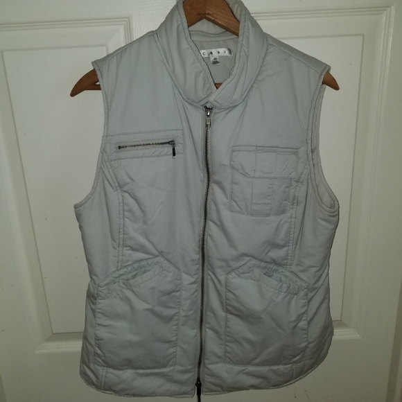 CAbi | Jackets & Coats | Cabi Vest Tan Color | Poshmark